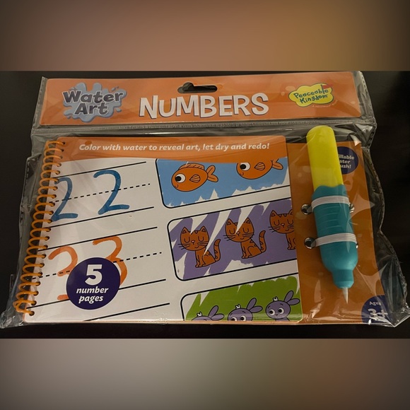 Mindware | Toys | Water Art Numbers Activity Kit Educational Learning Toy From Mindware New ...